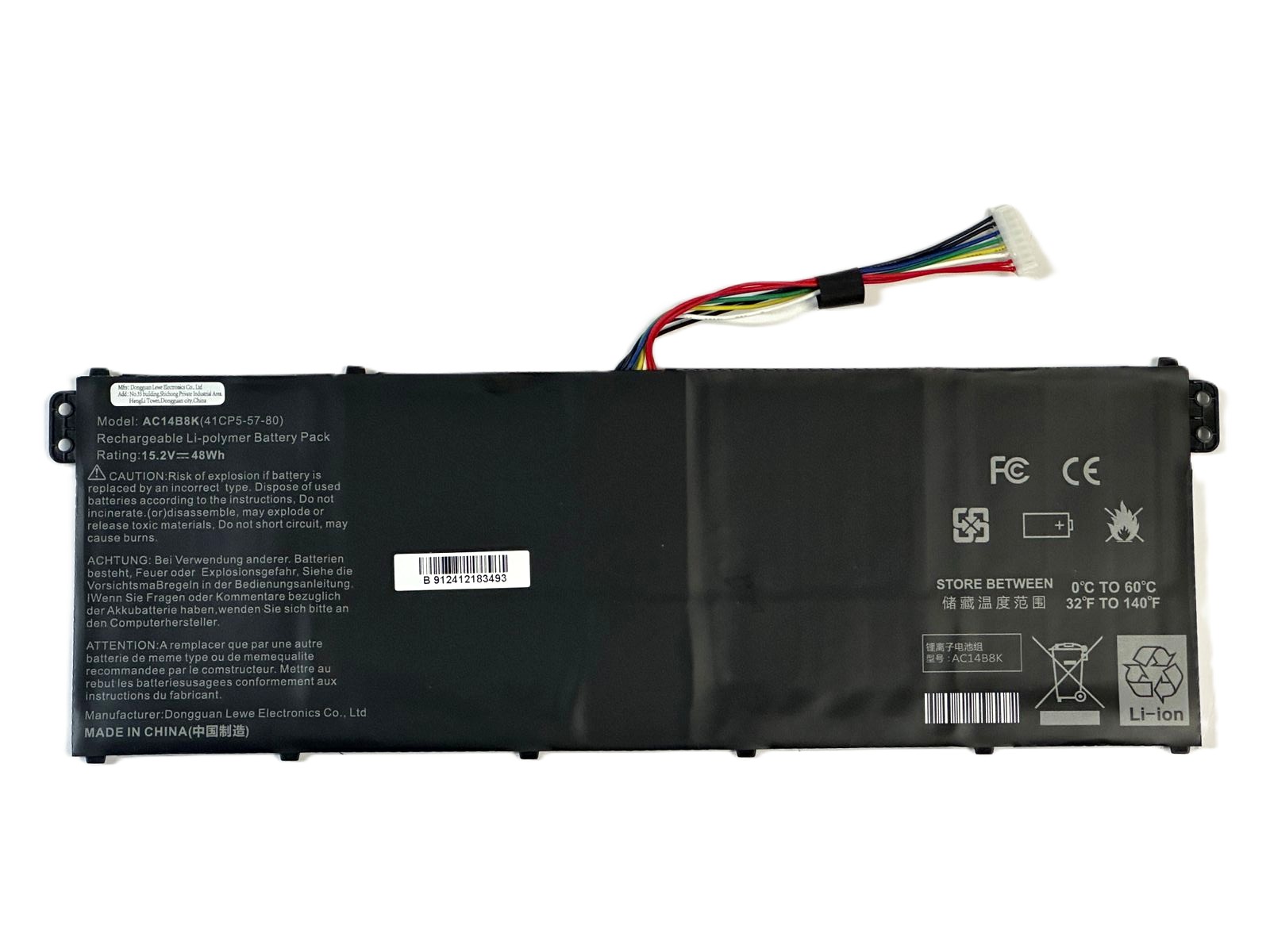 BATERIA ACER ASPIRE V3-371 V3-111 ES1-511 ES1-771 ES1-111 E3-112 R13 ...