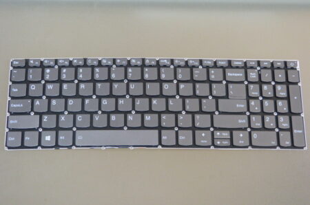 TECLADO LENOVO IDEAPAD 320-15 330-15 GRIS INGLES RETROILUMINADO (TECLA SUPERIOR DERECHA DE BOTON ...