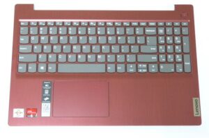 TECLADO LENOVO IDEAPAD 3-15 GRIS INGLES CON PALMREST Y TOUCHPAD ROJO. – Soluciones Portátiles
