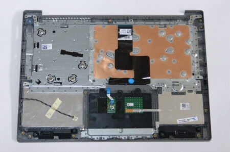 TECLADO LENOVO IDEAPAD 3-14XXX05 GRIS ESPAÑOL CON PALMREST Y TOUCHPAD PLATEADO (VERSION 2 ...