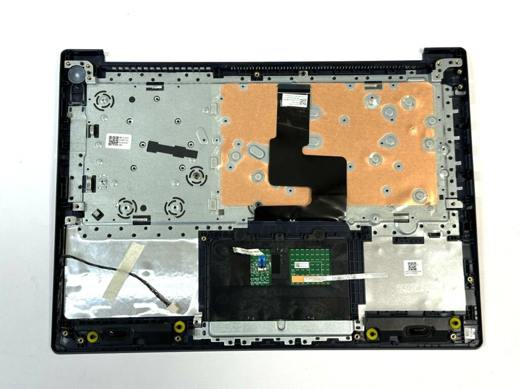 TECLADO LENOVO IDEAPAD 3-14XXX05 GRIS ESPAÑOL CON PALMREST Y TOUCHPAD AZUL (EQUIPOS SIN LECTOR ...